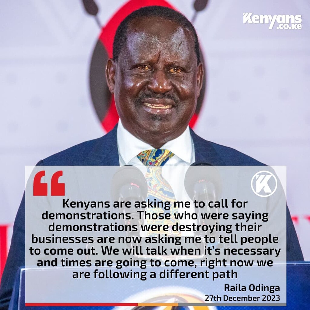 Baba Finally Speaks - News & Politics - Kenya Talk