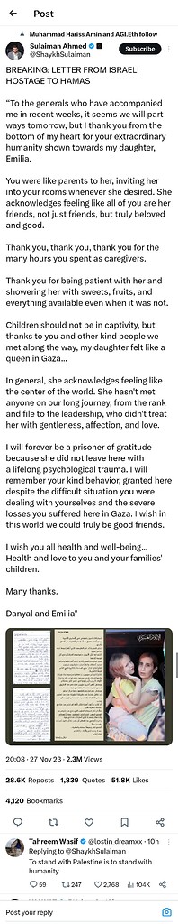 Israeli hostage letter to hamas - General - Kenya Talk