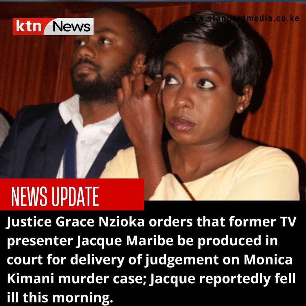 Le Saga de Jacquie Maribe de Joie - News & Politics - Kenya Talk