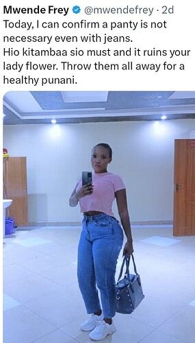 Wasichana vaeni Suruali - Sex & Relationships - Kenya Talk