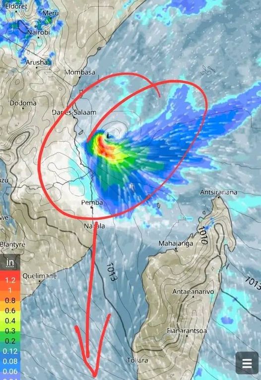 Nimeona mahali wanasema the Hidaya cyclone hitting Kenya is a scam ...