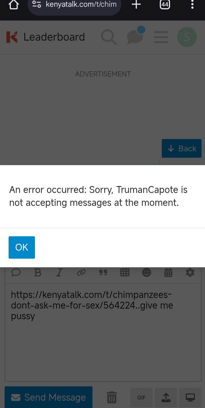 Kudinya TrumanCapote - Sex & Relationships - Kenya Talk