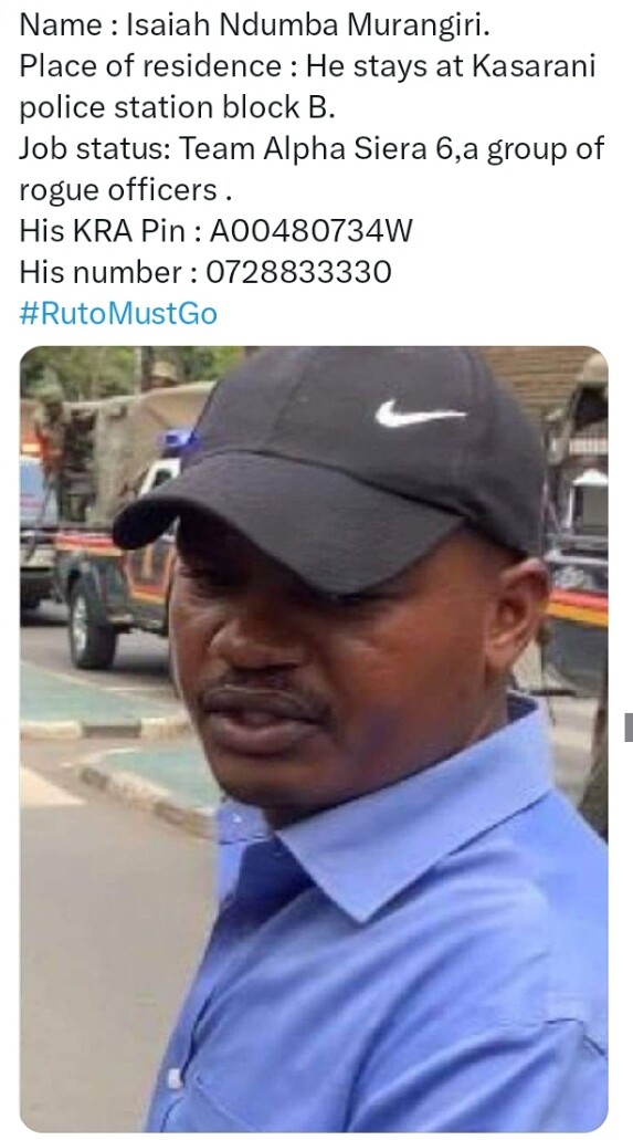 Rogue Killer Cop - News & Politics - Kenya Talk