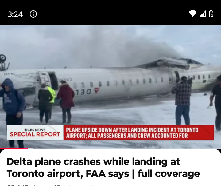 Breaking News:Plane crash lands and does a backflip - Geopolitics ...