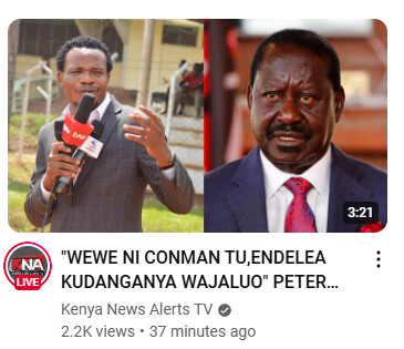 Ruto betrayed Murima - News & Politics - Kenya Talk