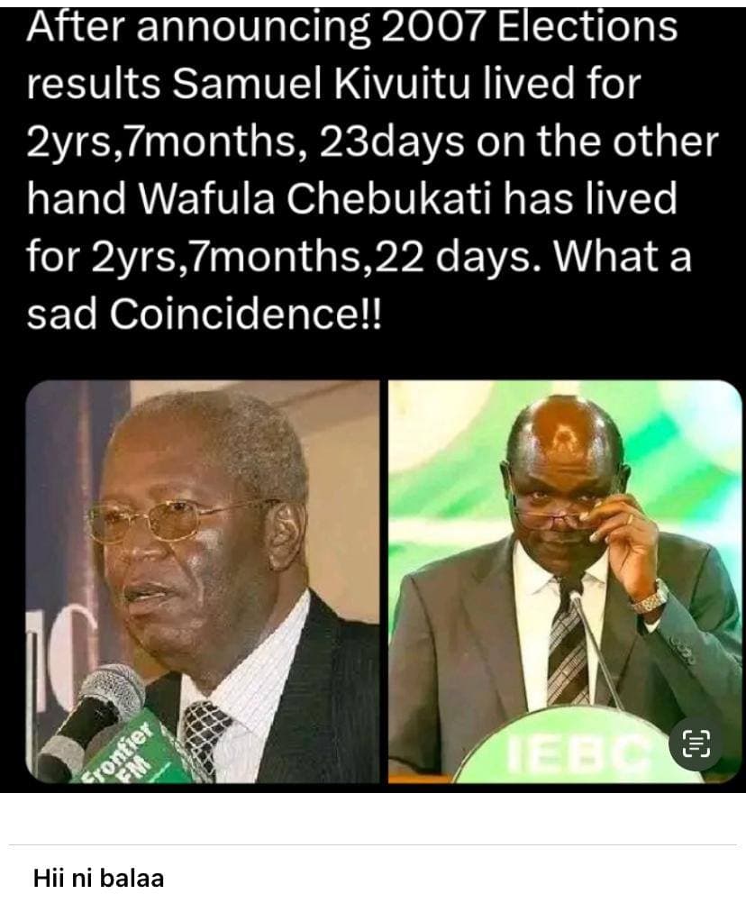 Chebukati: A sad case of being immersed into the rat race - General ...