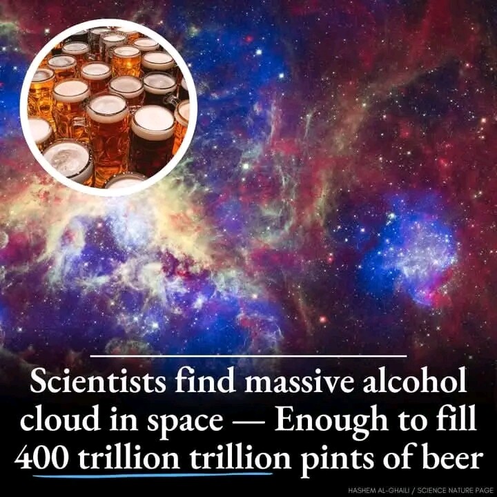 Giant Cloud Of Alcohol Floating In Space General Kenya Talk