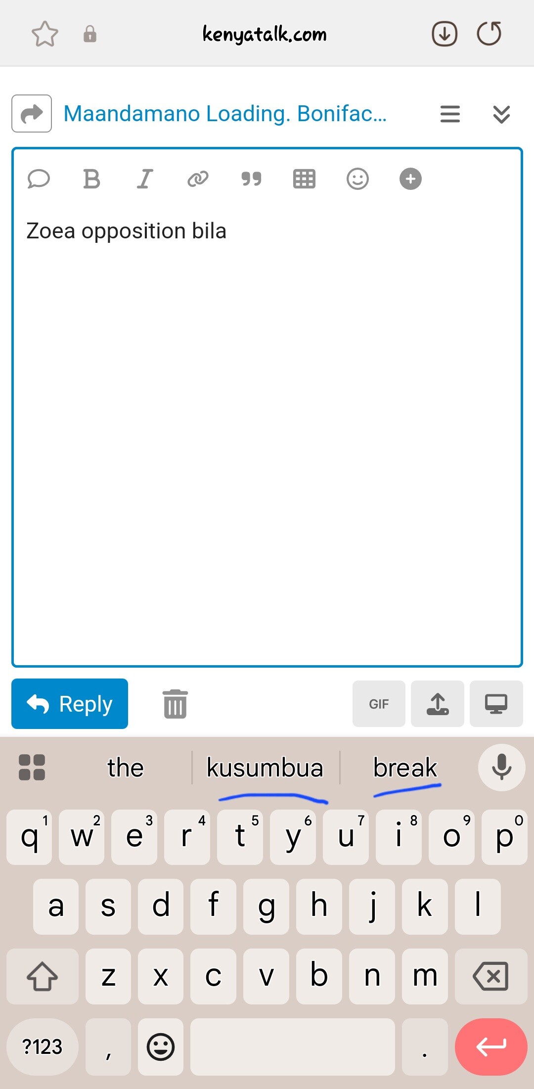 Maandamano Loading. Boniface Kariuki Declared Brain Dead - News ...