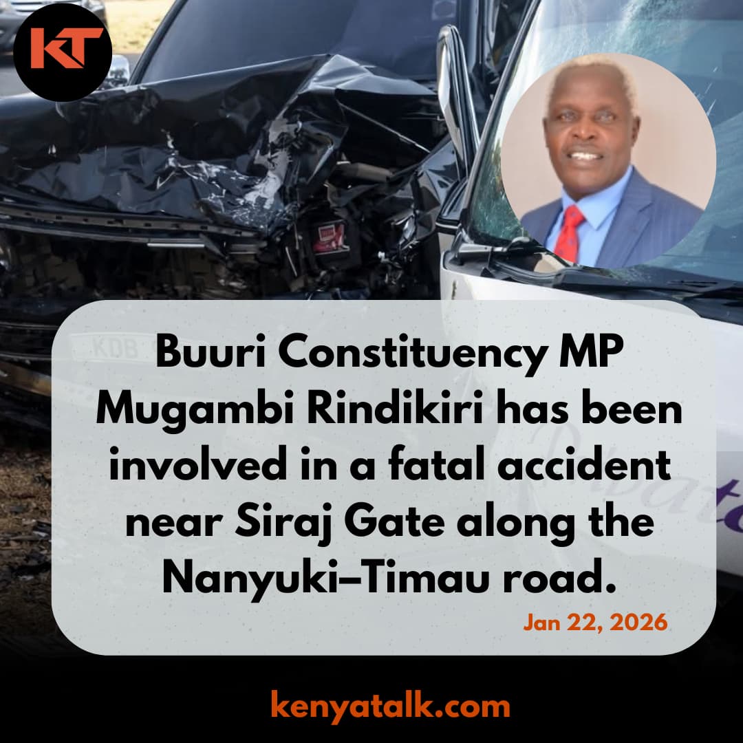 Buuri MP Mugambi Rindikiri involved in a grisly accident - General ...