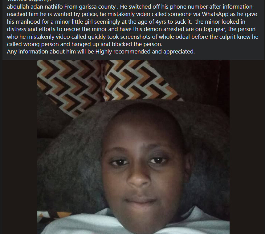 Minor Predator Alert - Sex & Relationships - Kenya Talk