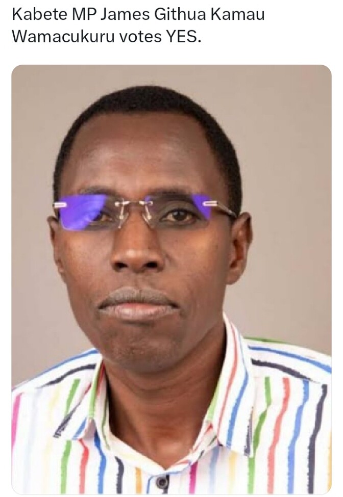 Kabete MP being recalled - News & Politics - Kenya Talk