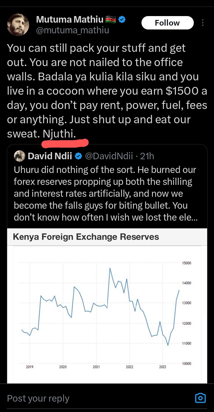 David Ndii vs Mutuma Mathiu - General - Kenya Talk