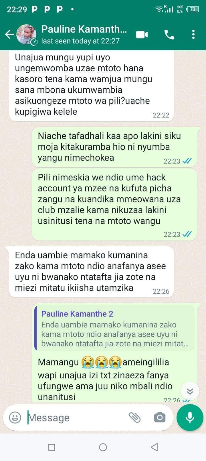 Hamia Kijiji Upiganiwe- Achana Na Lanye za Kanairo - Sex & Relationships - Kenya Talk