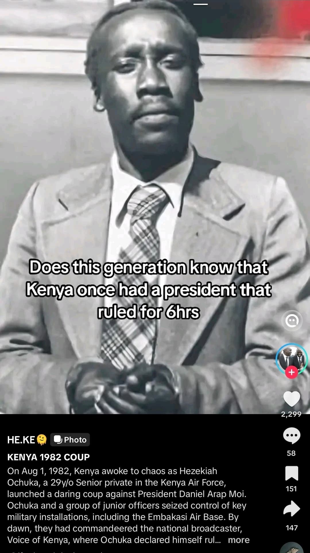 Foreskin mentality Who is Jared Okello ? ,,,,another broad based Conman ...