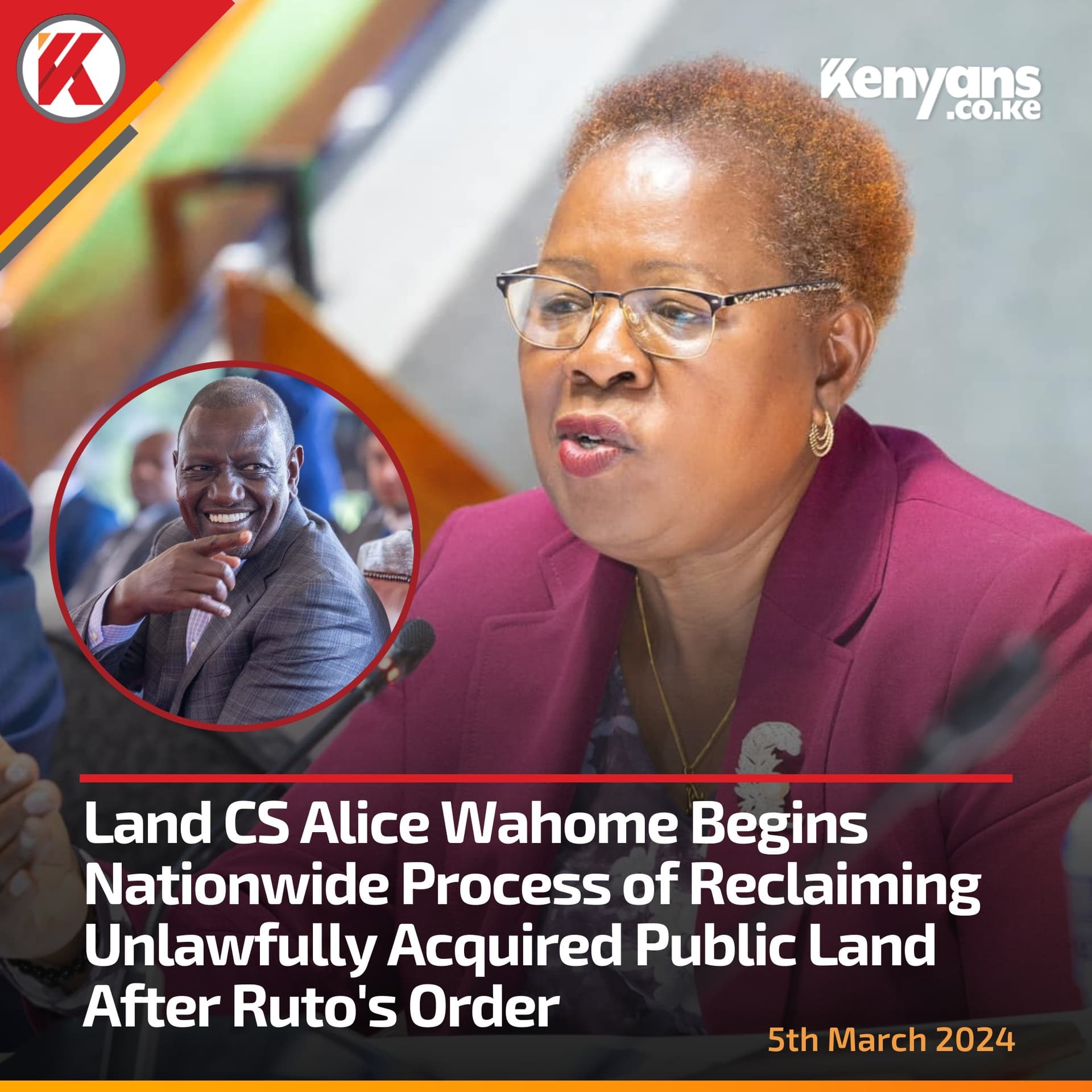 Lands CS Alice Wahome Set to Recover Prison Land After Ruto Order - News & Politics - Kenya Talk