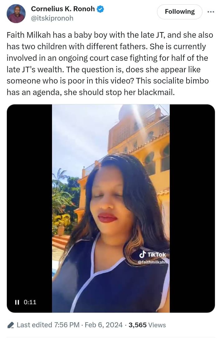 Meet Kikuyu lady who sired a kid with President Moi's late son Jonathan ...