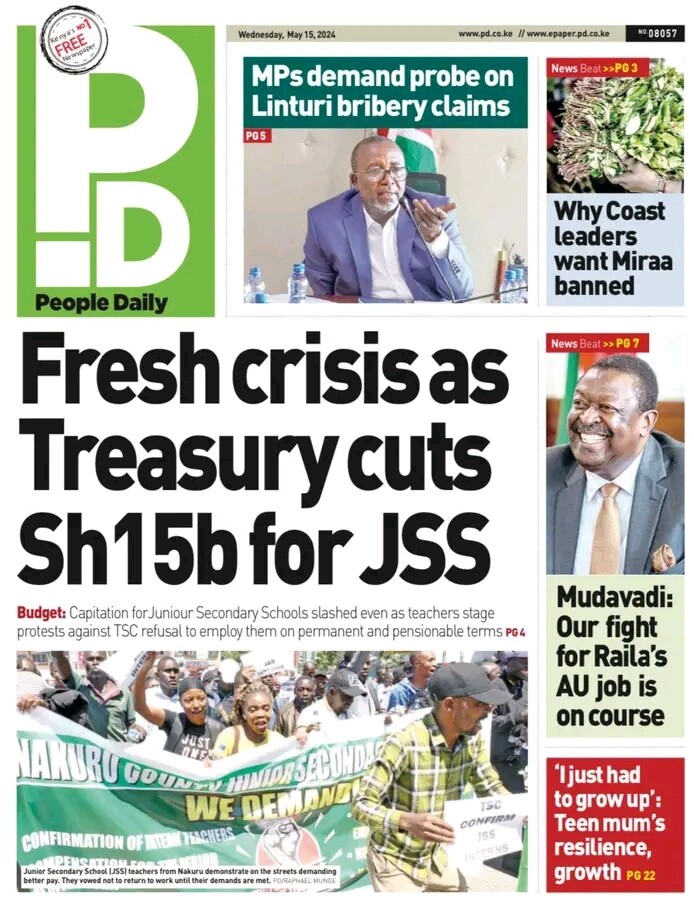 In the Wednesday newspapers - General - Kenya Talk