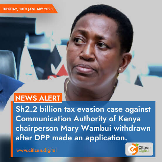 CAK chair Mary Wambui given multibillion tender to lay fibre optic ...