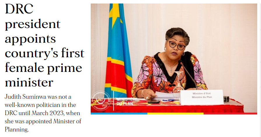 DRC's First Female PM, Judth Suminwa Ni Mali SWAFI! Mali Ya Magenerali ...