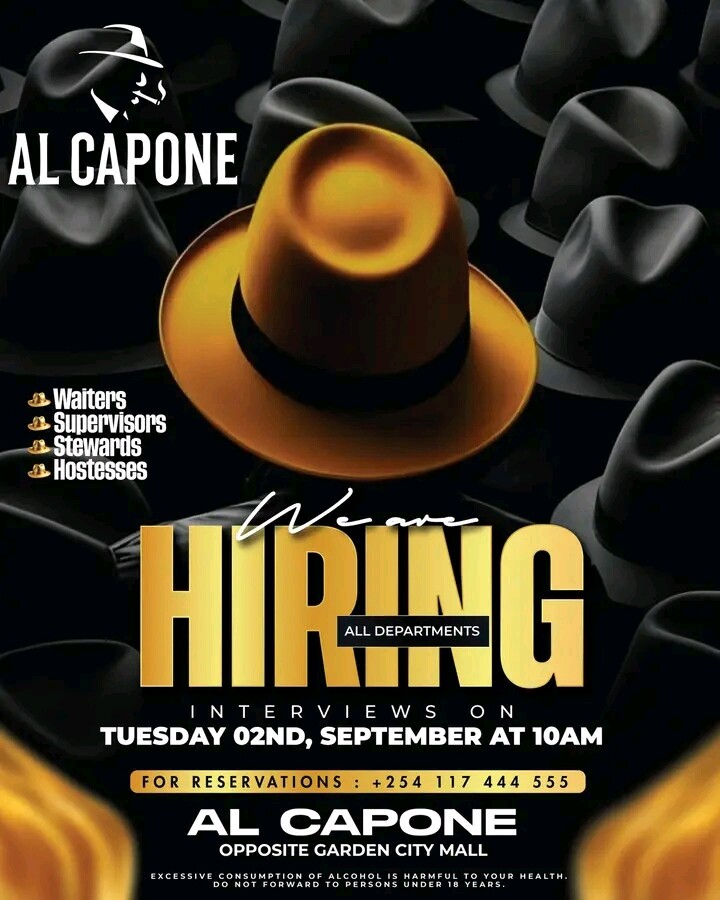 Al Capone Lounge is hiring - General - Kenya Talk