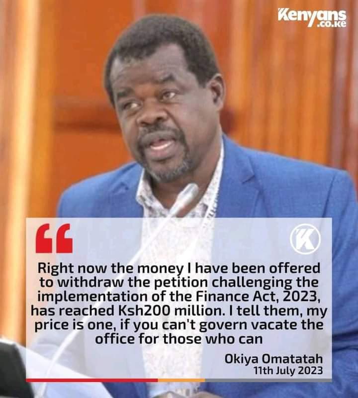 President Okiya Omtahtah - News & Politics - Kenya Talk